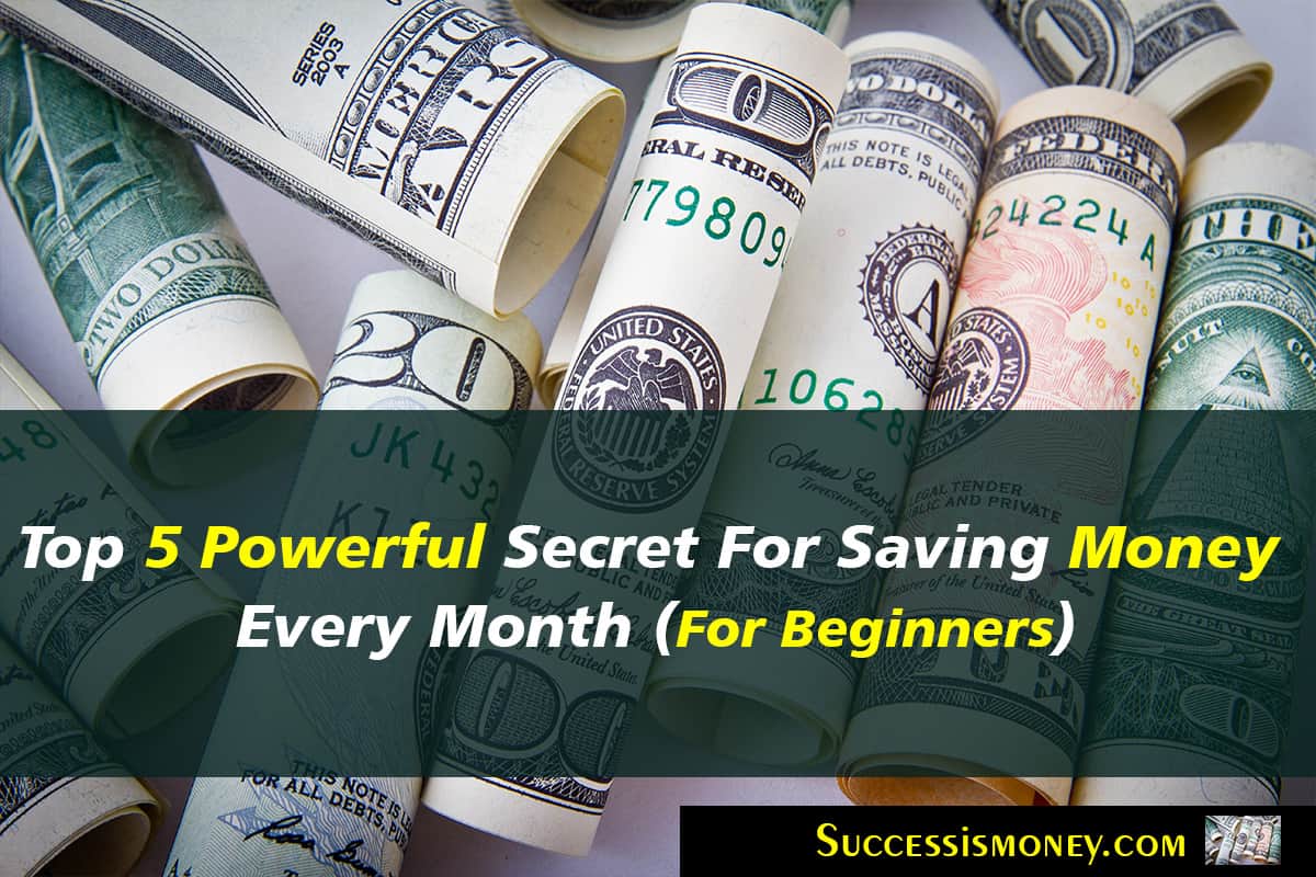 How To Save Money Each Month From Salary Success Is Money